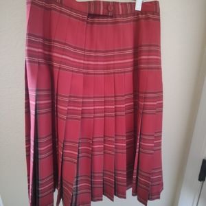 Pendleton | Skirts | Pendleton Vintage Reversible Plaid Pleated Skirt ...